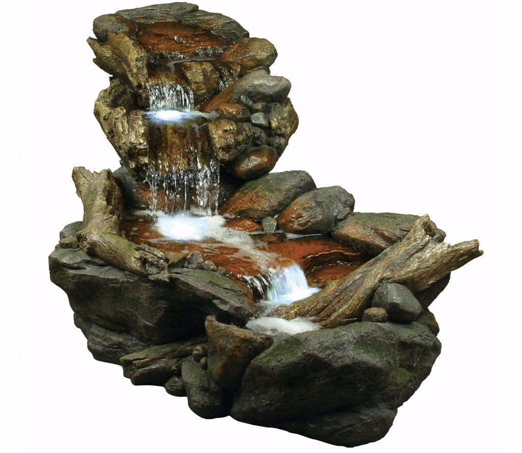 Large Boulder River Falls Water Feature - The Koi Pool